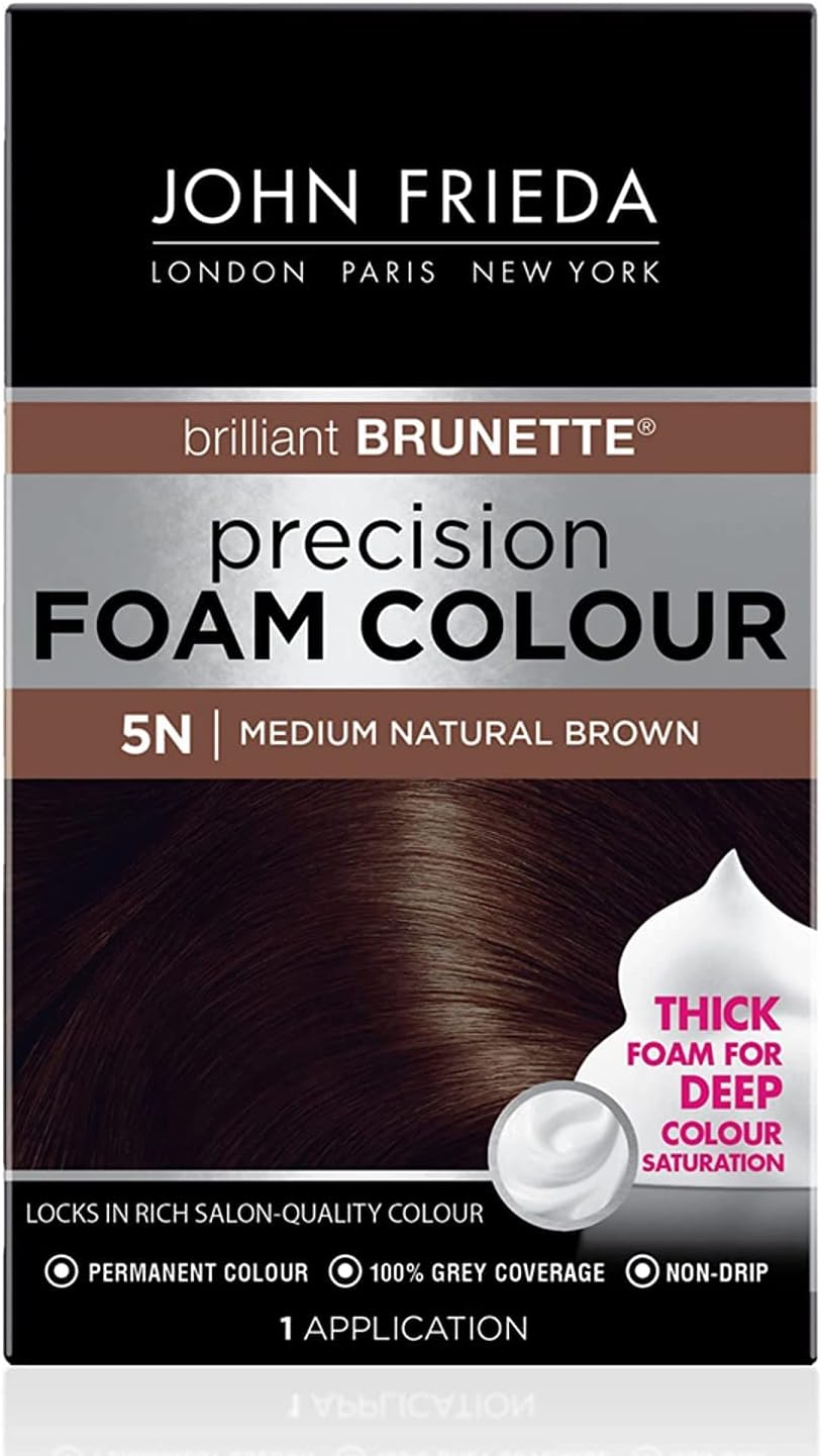 Amazon.com : John Frieda Precision Foam Hair Colour, Medium Natural ...
