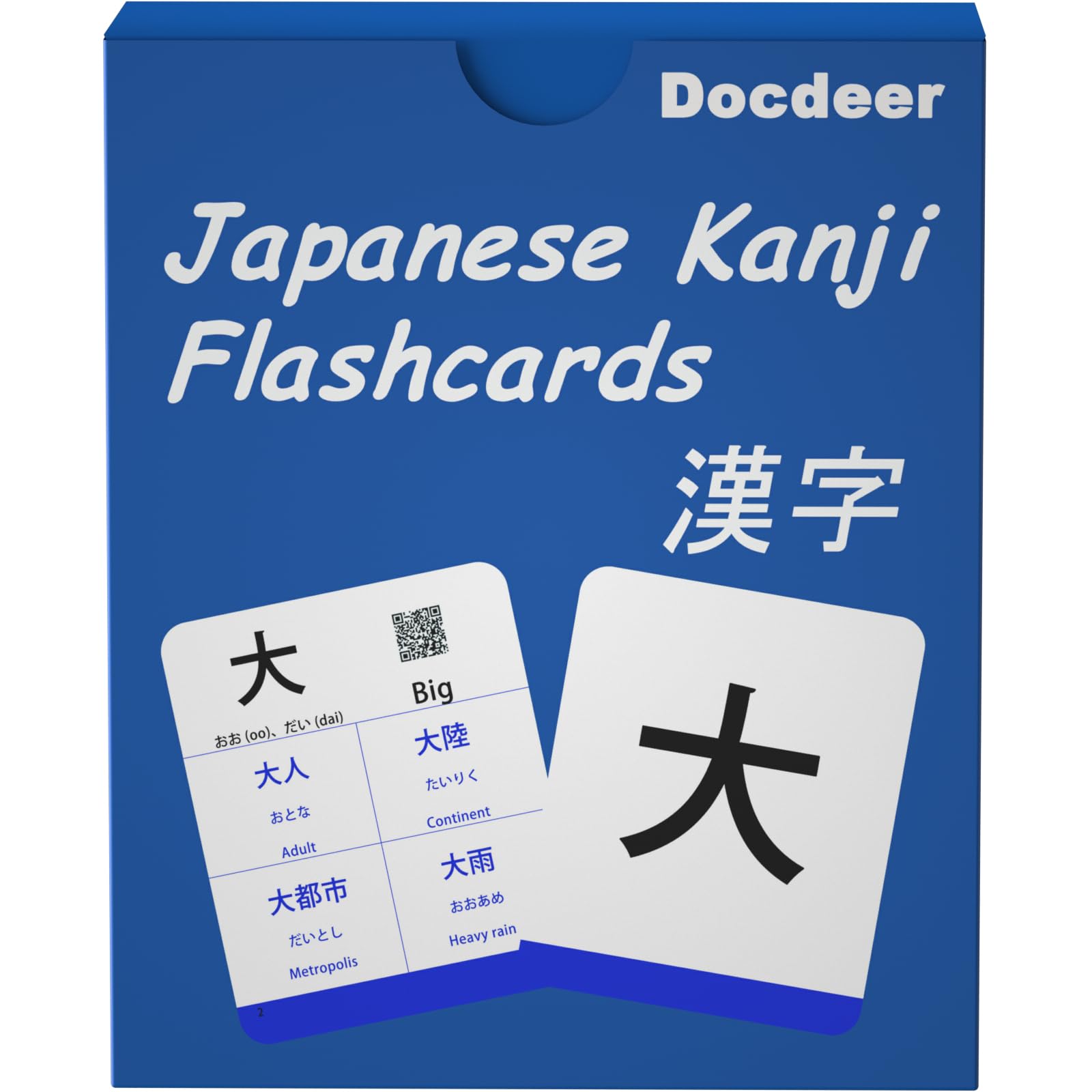 Amazon.com: Docdeer Japanese Kanji Flash Cards - Learn Japanese Kanji Characters with Learning ...
