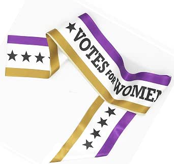 Amazon.com: RosieCentral VOTES FOR WOMEN SUFFRAGE SASH. 3-Colored Be a ...