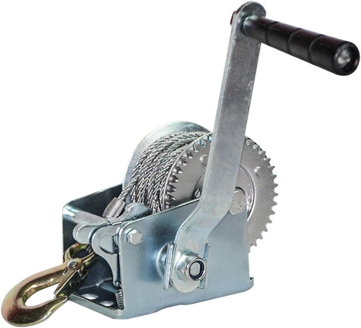 Amazon.com: EVXOIJMS 8M 600lbs Manual Drum Hand Crane Hoist Small Yacht ...