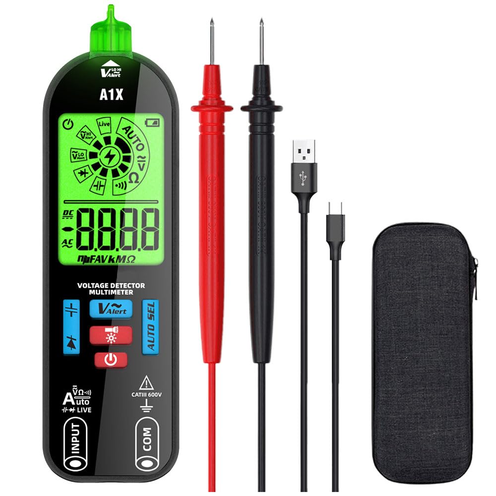 A1X Intelligent Digital Multimeter Auto Ranging Smart Digital ...