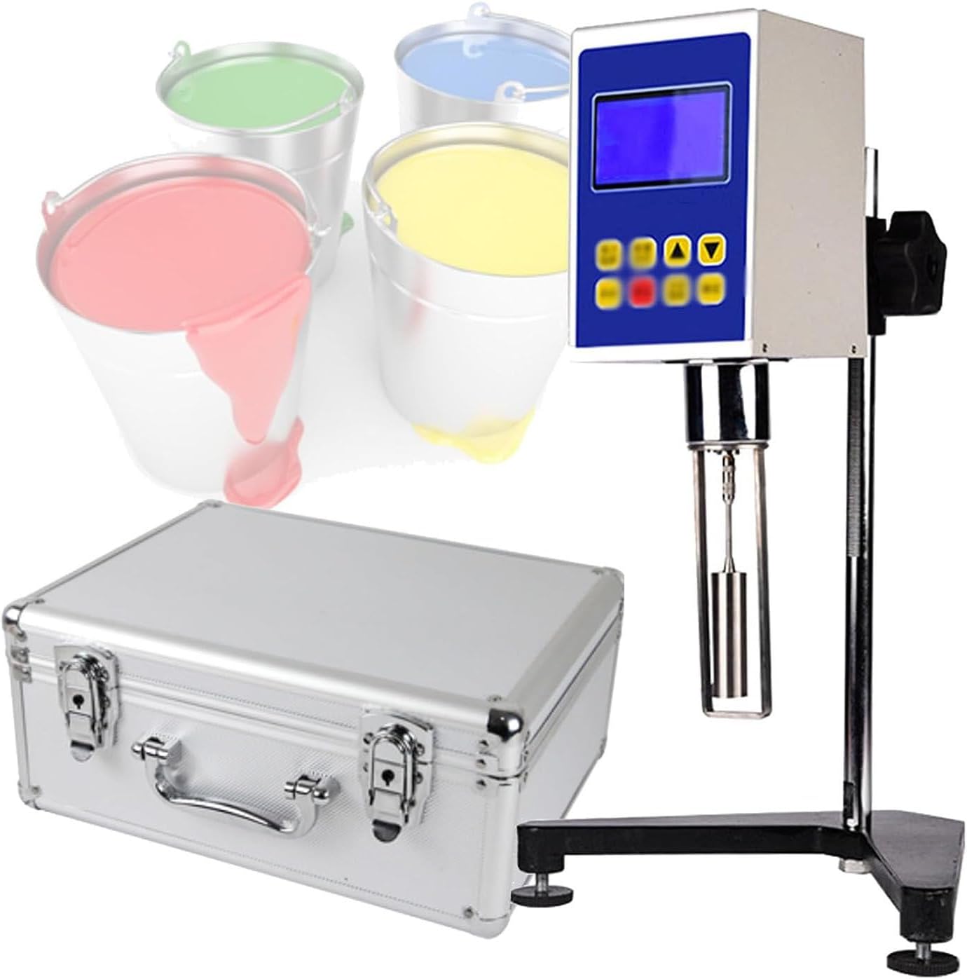 Amazon.com: Portable Rotational Viscometer, Digital Rotary Viscometer ...