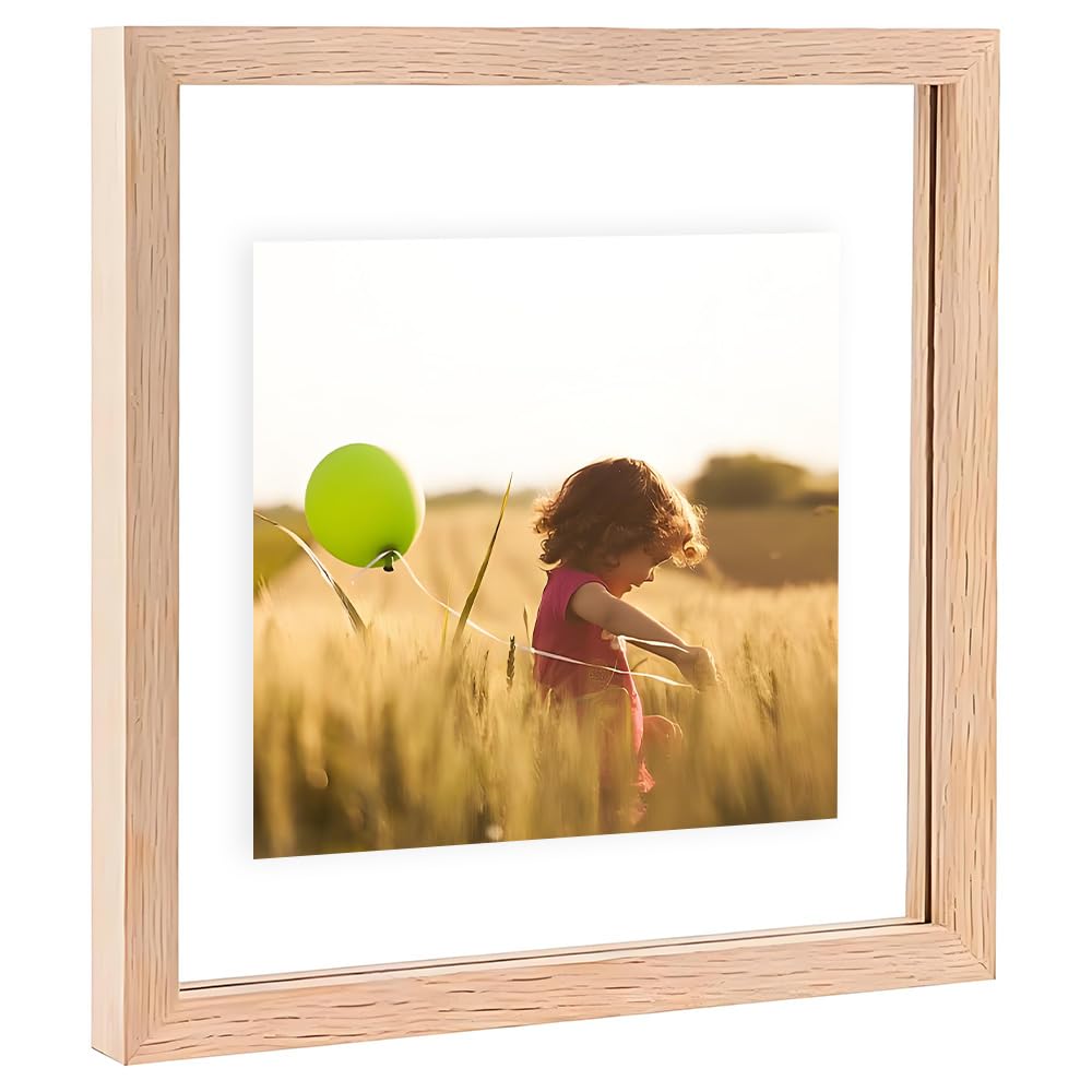 Amazon.com - 10x10 Floating Picture Frames Double Sided Tempered Glass ...