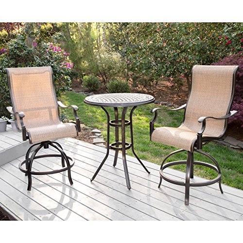 Snapklik.com : Hanover Manor 3-Piece High-Dining Set