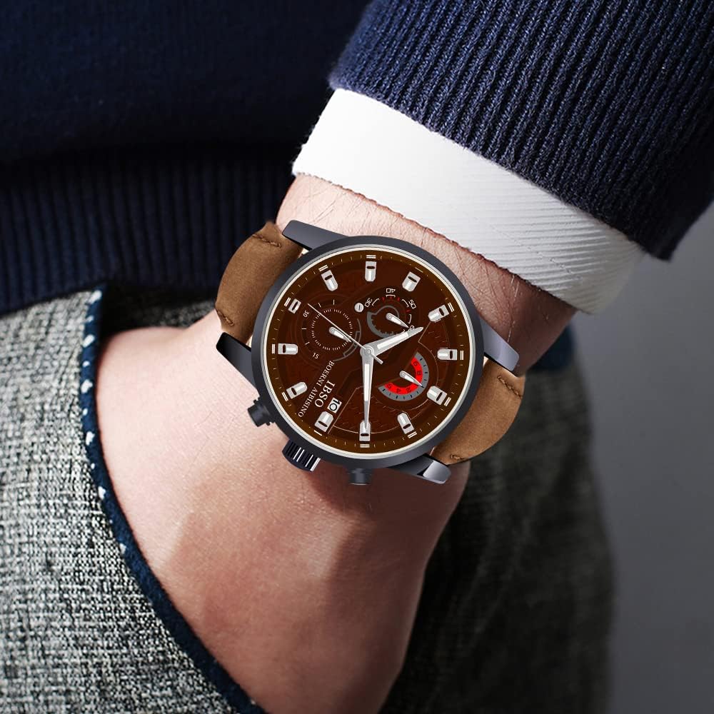 Amazon.com: IBSO BOERNI AIBISINO Mens Watch Casual Sports Watches ...