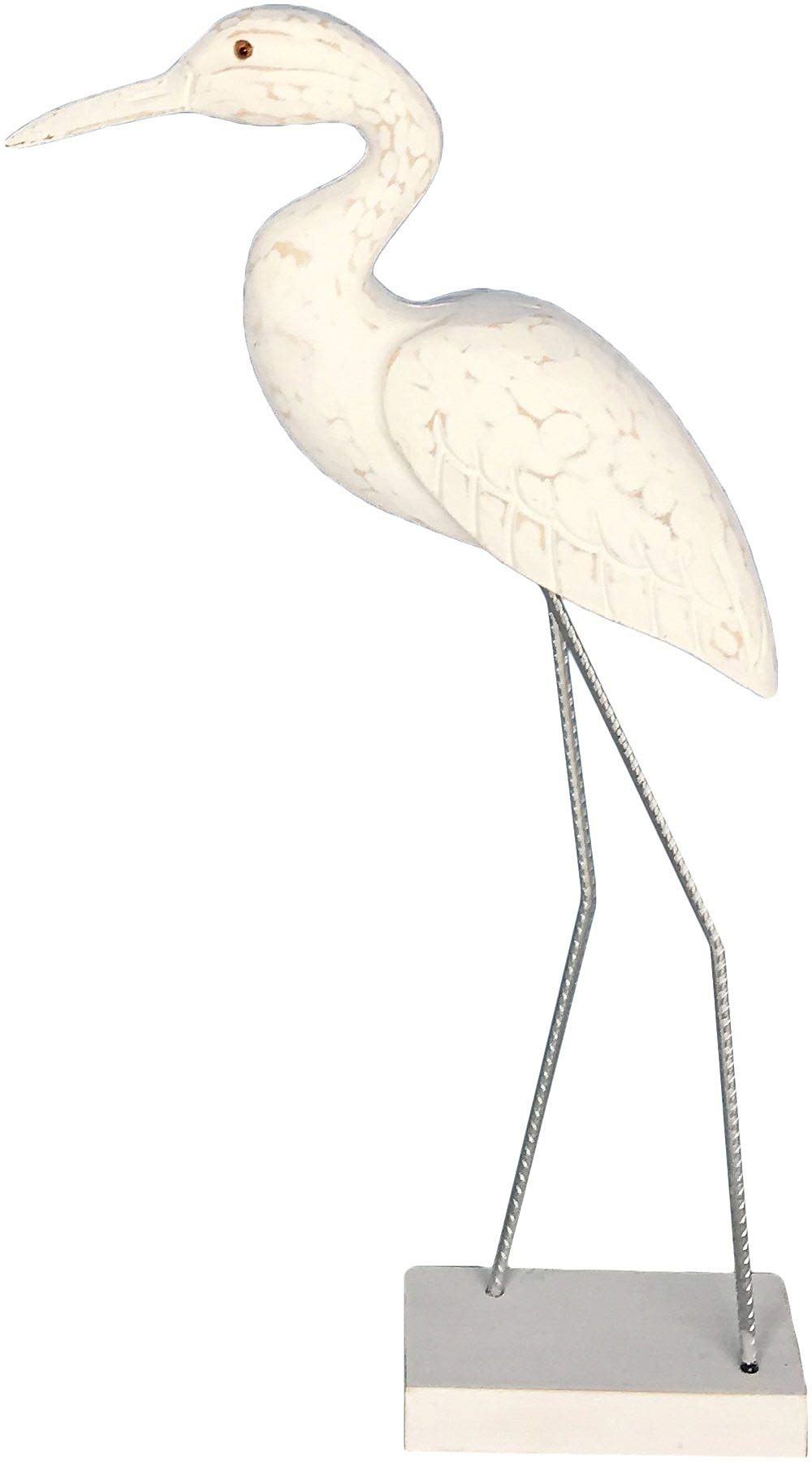 Amazon.com: Fancy That Palm Breeze Medium Egret Figurine One Size White ...