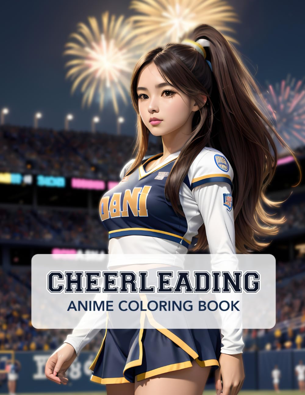 Amazon.com: Cheerleading Anime Girl Squad: Anime Coloring Book for ...