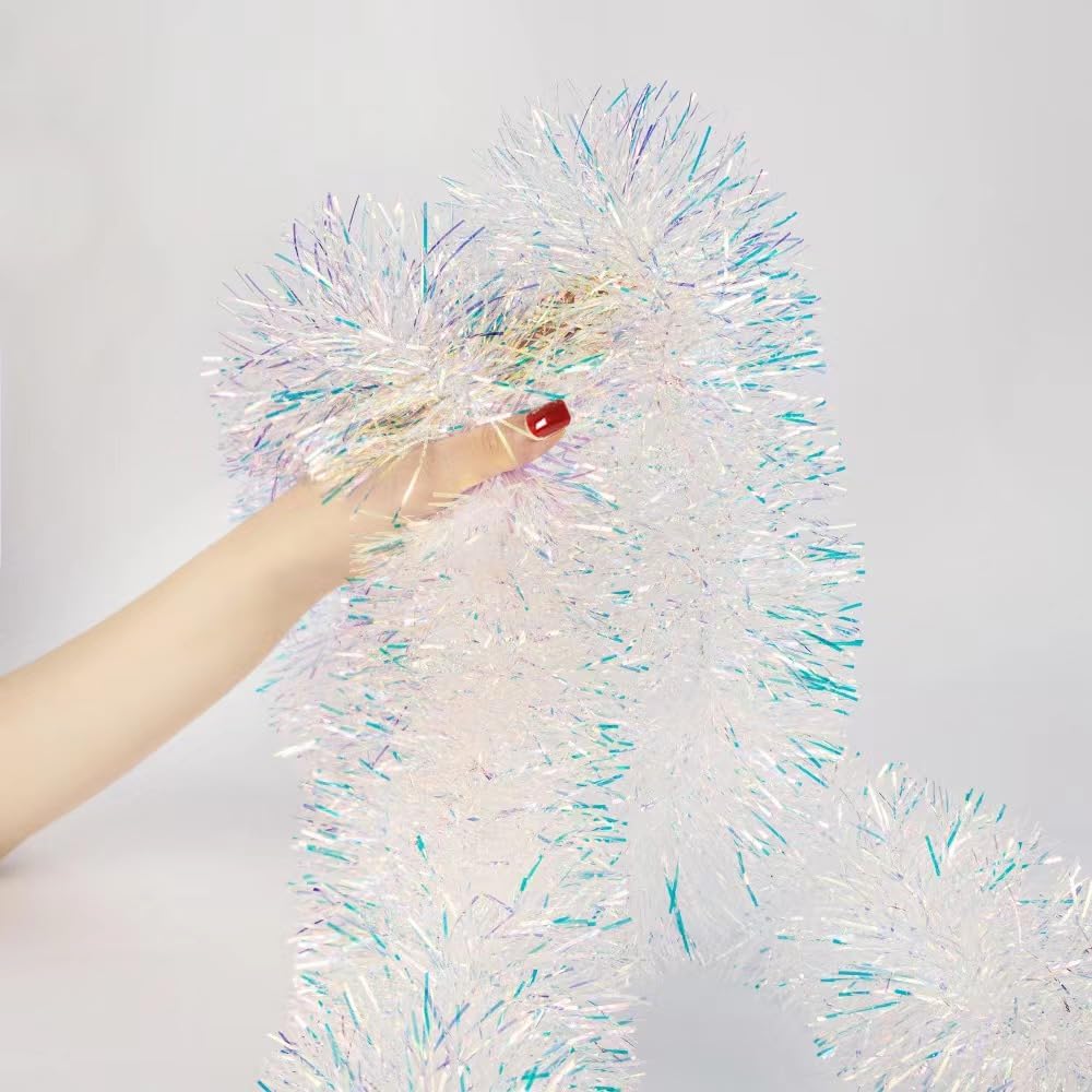 Amazon.com: Aurorava Tinsel Garland Christmas Ornaments – Premium Polar ...