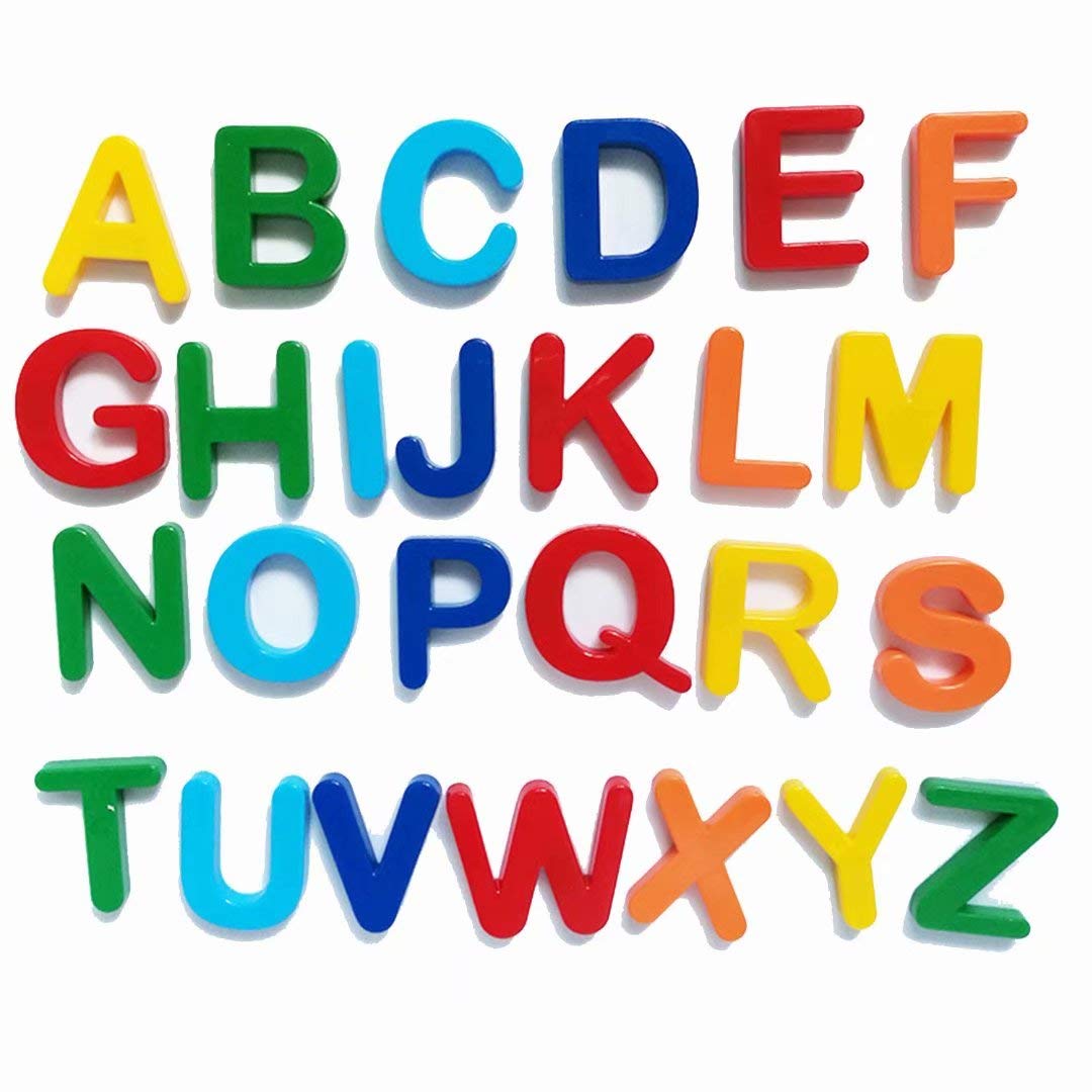 Nsnswa Magnetic Letters 26 Pieces Foam Magnetic Alphabet Letters ...