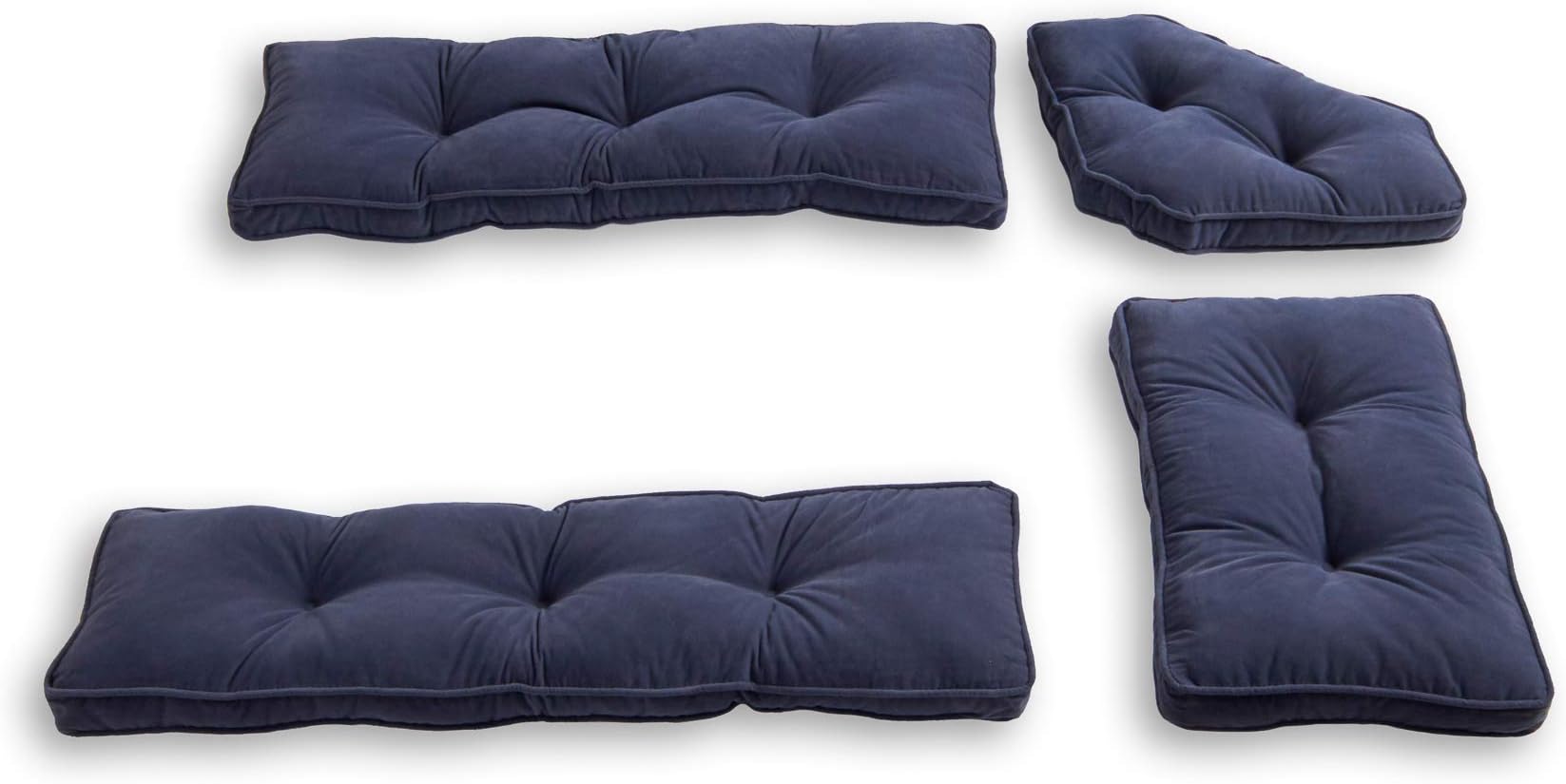 Amazon.com: Linon Chelsea Nook Vintage Blue Cushion Set 0 : Home & Kitchen