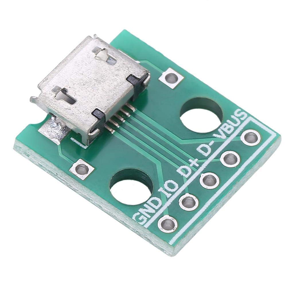 Walfront Micro USB Breakout Board, 10 Stück USB Einbaubuchse, 5 Pin ...