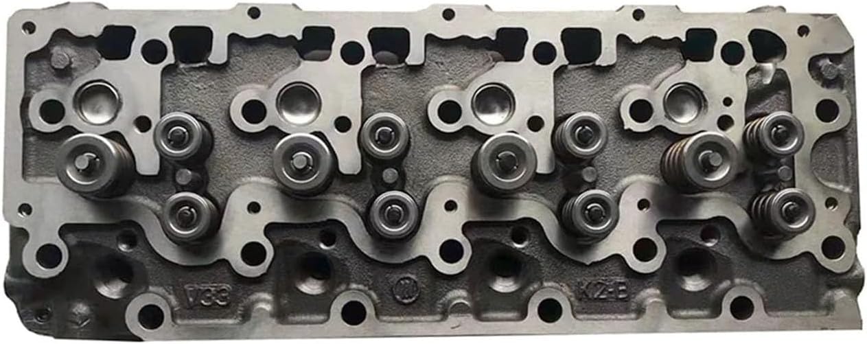 Amazon.com: V3300 Complete Cylinder Head 12 valves Piston height 87.4mm ...