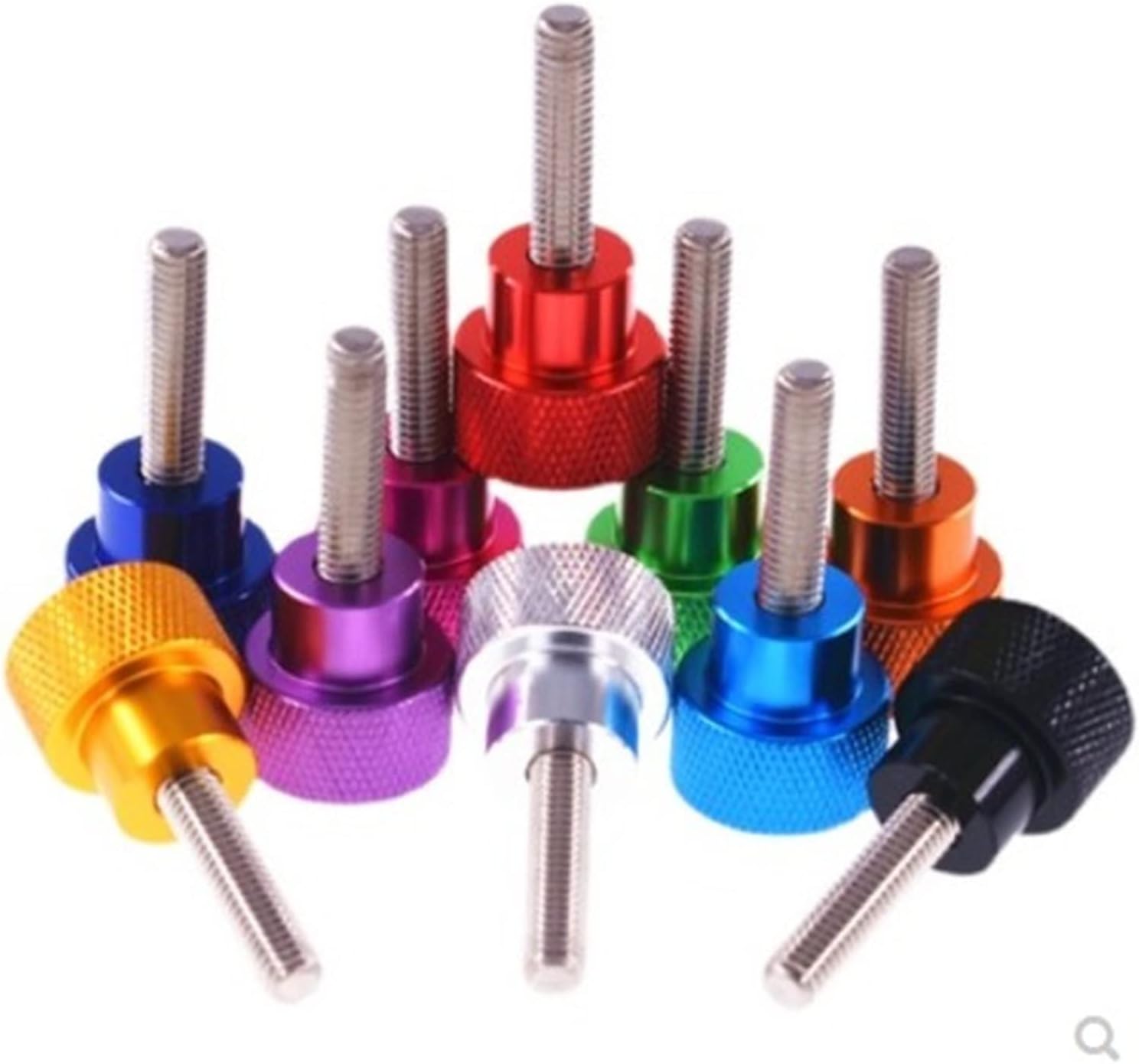 Amazon.com: Mdingbao-Socket Cap Screws M3 M4 M5 M6 Aluminum Knurled ...