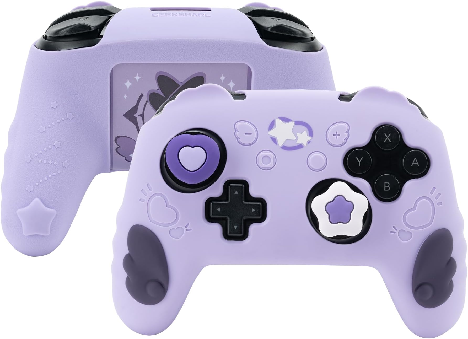 GeekShare Cat Paw Controller Skin Grips Set Compatible with Nintendo ...