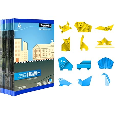 Classmate Origami Notebooks - Single Line, 168 Pages, 240 mm x 180 mm ...