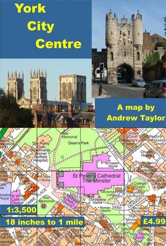 Amazon | York City Centre Map: 18 Inches to 1 Mile (City Centre Maps ...