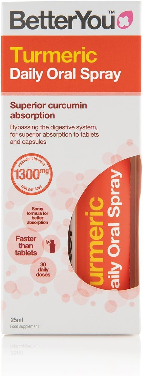 Better You Turmeric Daily Oral Spray 25ml (Pack of 3) : Amazon.co.uk ...