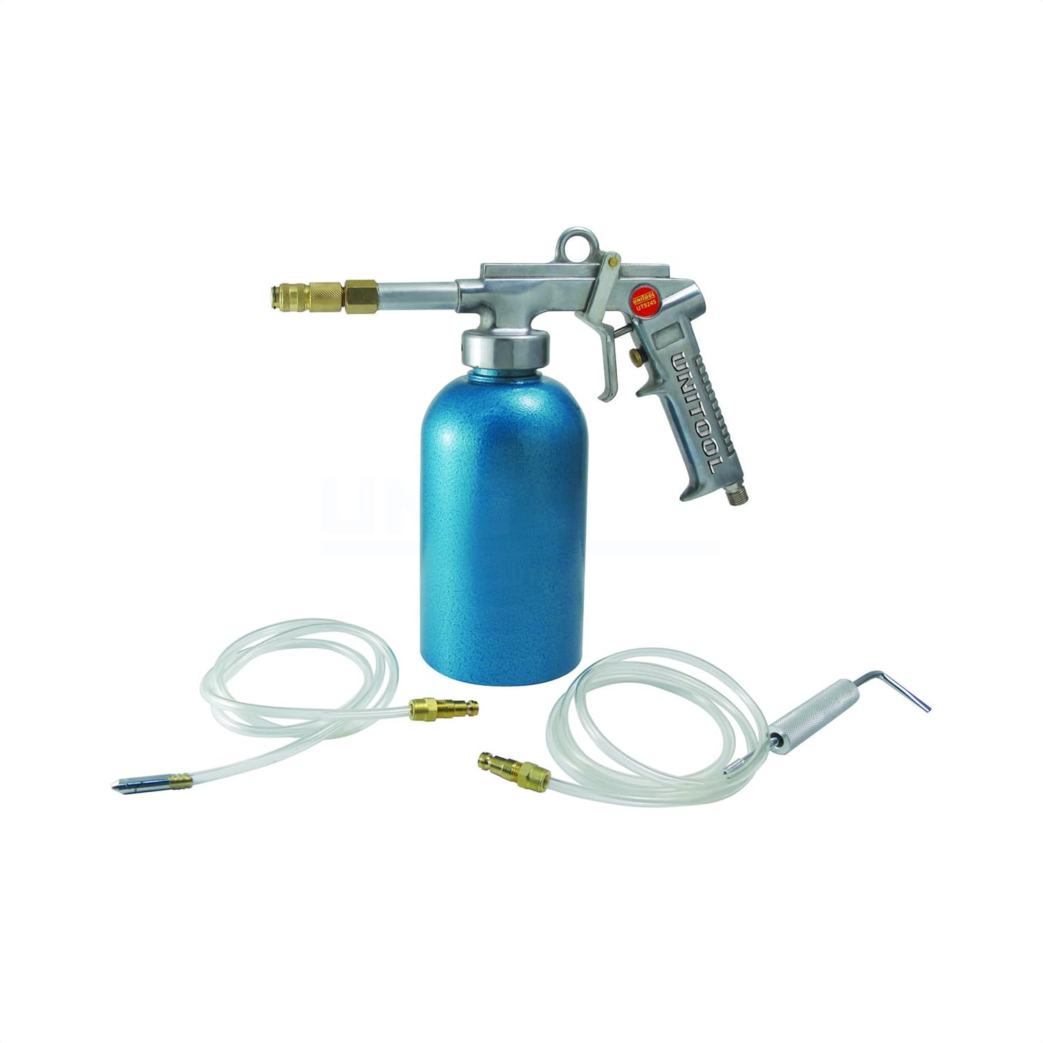 Unitool Air Rust Spray Gun (1/4" NPT Male) With 1L Cup (40 PSI Inlet) 2 ...