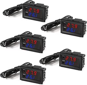 Amazon.com: UMLIFE 5PCS 12V Electronic Temperature Controller Programmable -50 to 110 Degree ...