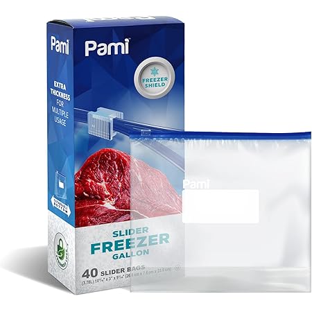 Amazon.com: PAMI Jumbo Food Storage Slider 2.5 Gallon Bags [10-Pieces ...
