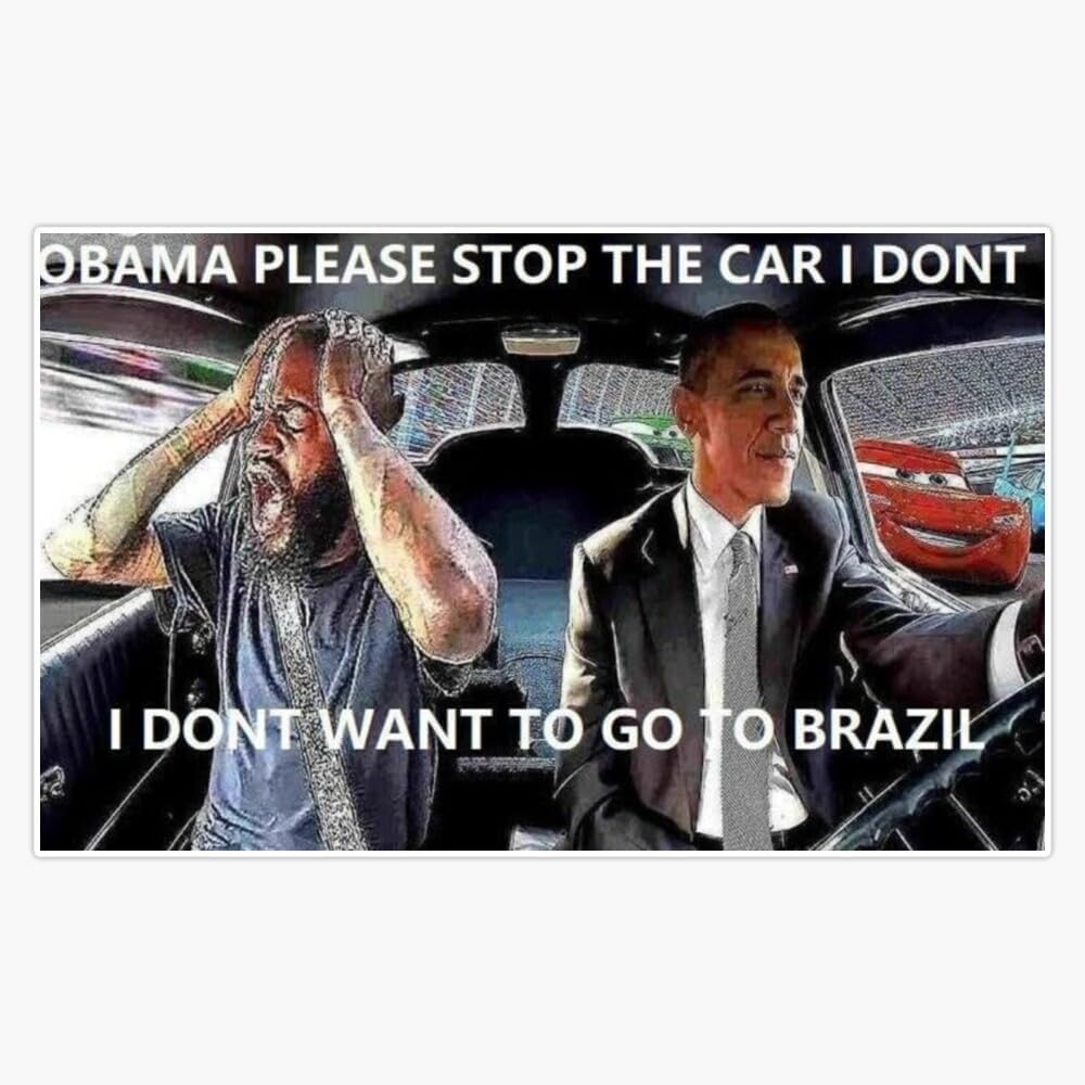 Amazon.com - Meme Obama Sticker Bumper Sticker Vinyl Decal 5"