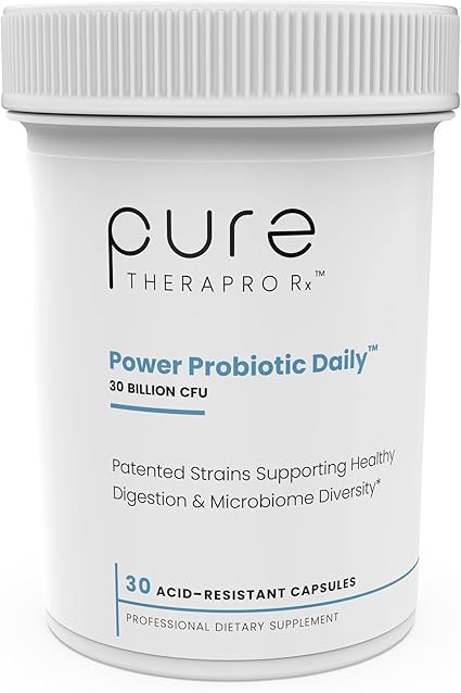 Amazon.com: Pure Therapro Rx Power Probiotic Daily - 30 Acid-Resistant ...