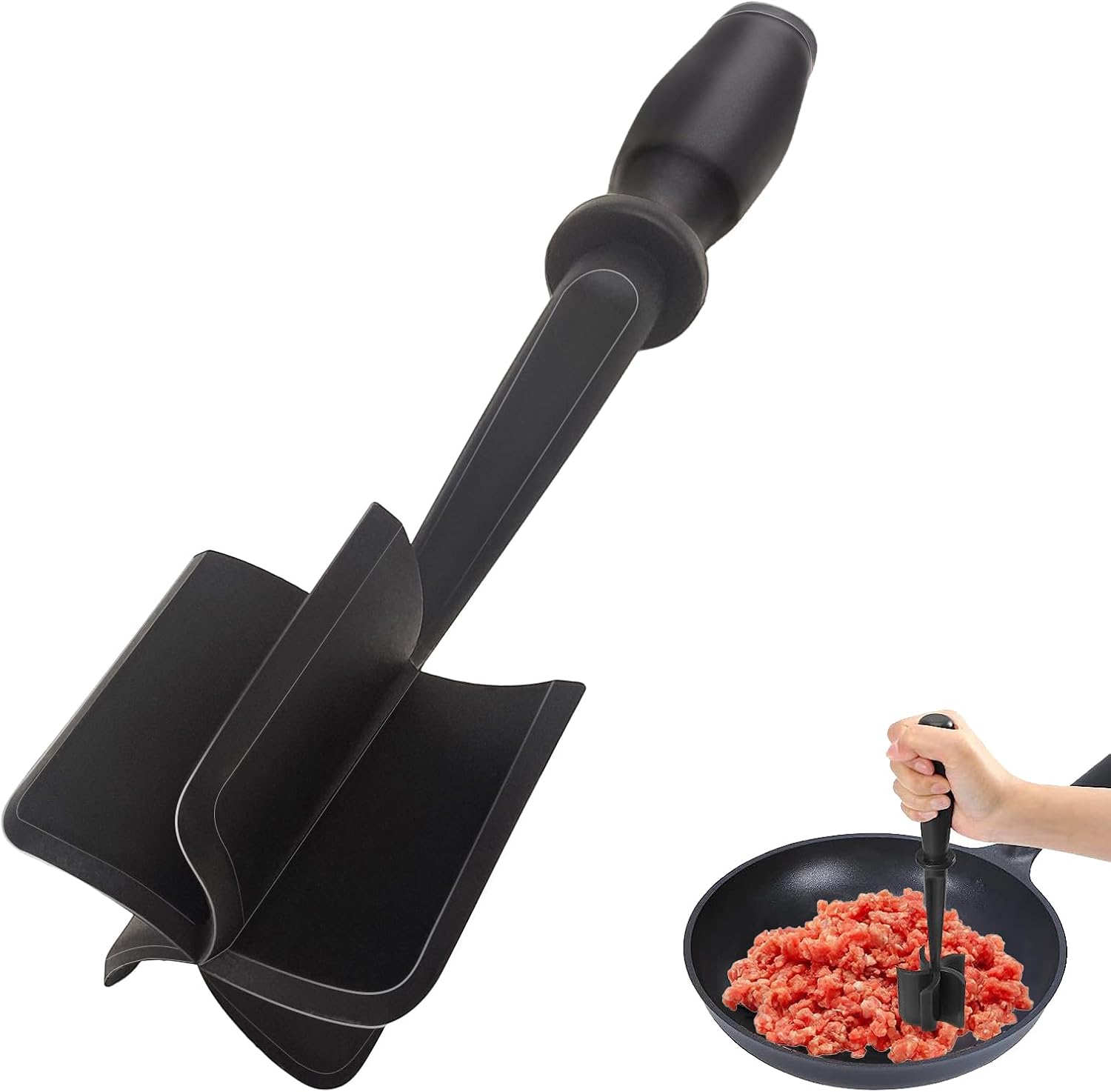 Amazon.com: Meat Chopper, Hamburger Chopper, Premium Heat Resistant ...