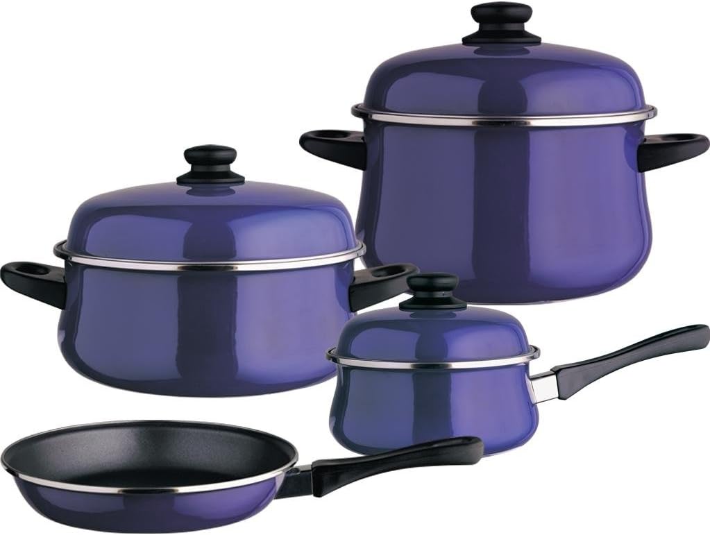 Amazon.com: Magefesa Classic Danubio Enamel On Steel 7 Piece Cookware ...