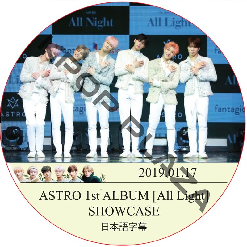 Amazon.co.jp: ASTRO DVD ASTRO 1st ALBUM [All Light] SHOWCASE (2019.01. ...