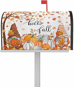 Amazon.com: Fall Magnetic Magnetic Mailbox Covers Standard Size 21x25.5 ...