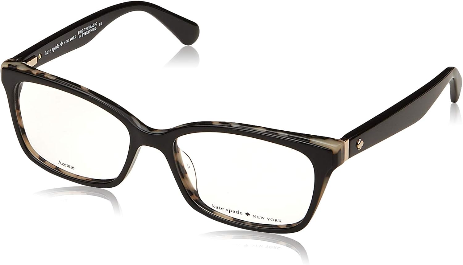 Amazon.com: Kate Spade New York Eyeglasses Kate Spade Jeri 0807 Black ...