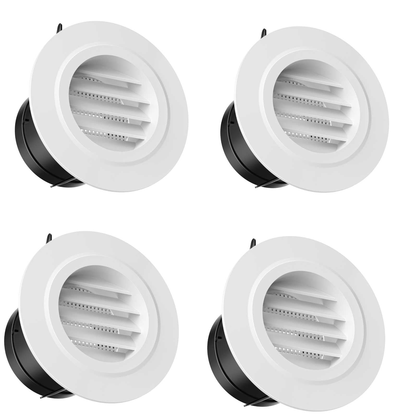 Snapklik.com : Hon&Guan Soffit Vents, 3 Inch Vent Cover Round Soffit ...
