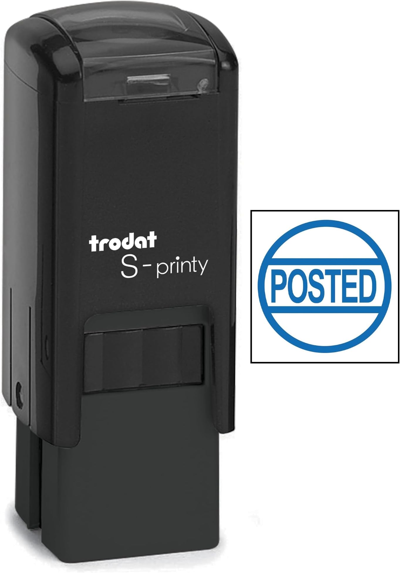 Trodat S-Printy 4921 Self-Inking Mini Stock Stamp "Posted" Circle ...