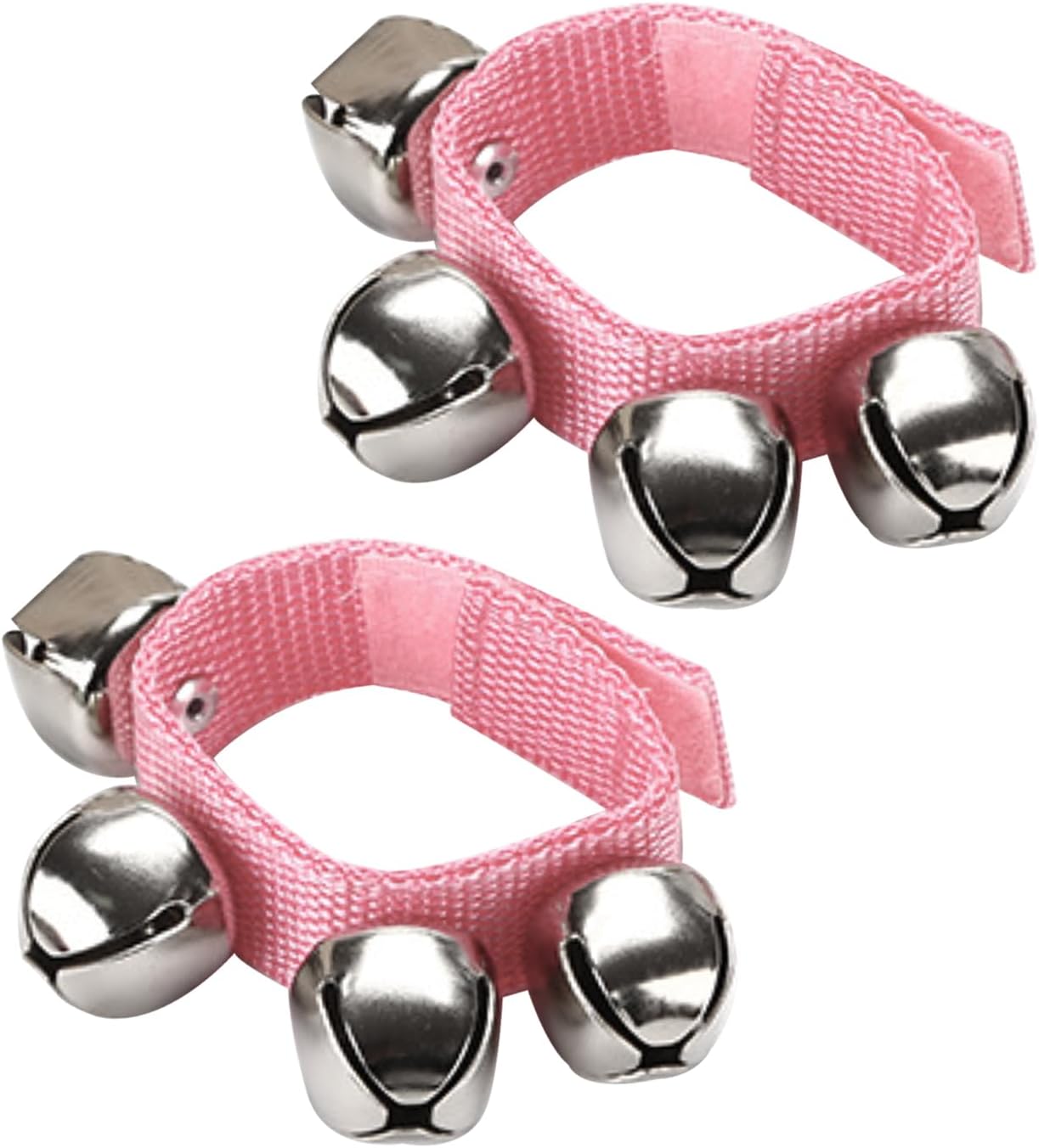 Amazon.com: CashBeat Wrist Bells Set of 2, Pink Jingle Bells Instrument ...