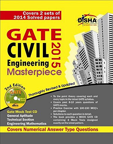 Gate Civil Engineering Masterpiece 2015 With 4 Mock Test Cd: Prem Mohan ...