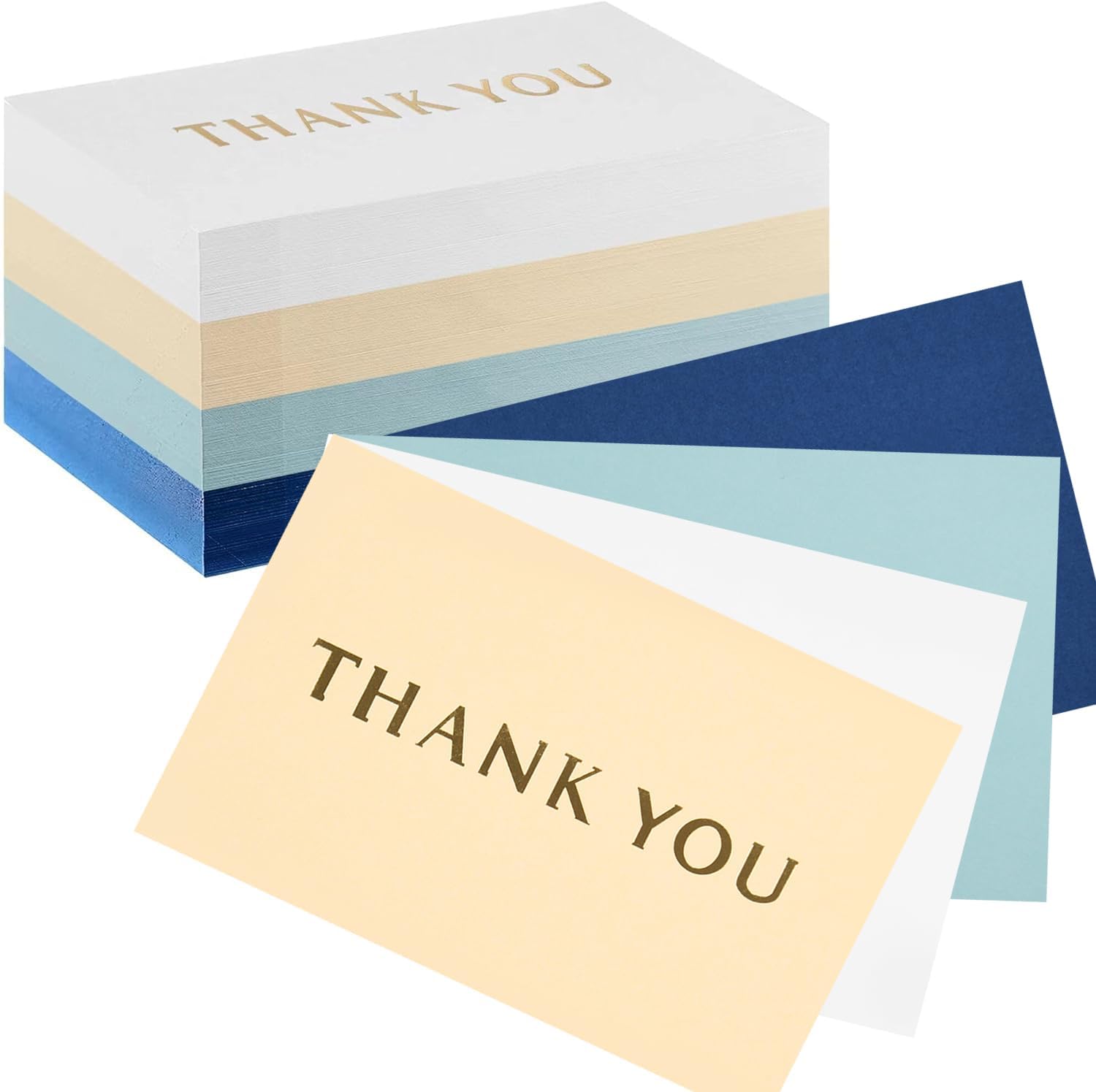 Amazon.com : SUPHOUSE Thank You Cards with Envelopes Set, Blank Thank ...