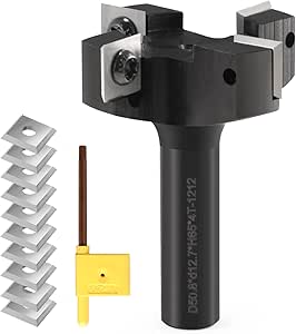 CNC Spoilboard Surfacing Router Bit, 1/2" Shank 2" Cutting Diameter ...