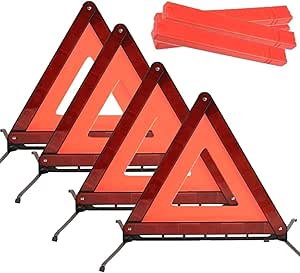 Amazon.co.jp: Triangular Stop Indicator Board for Cars, Prevents ...