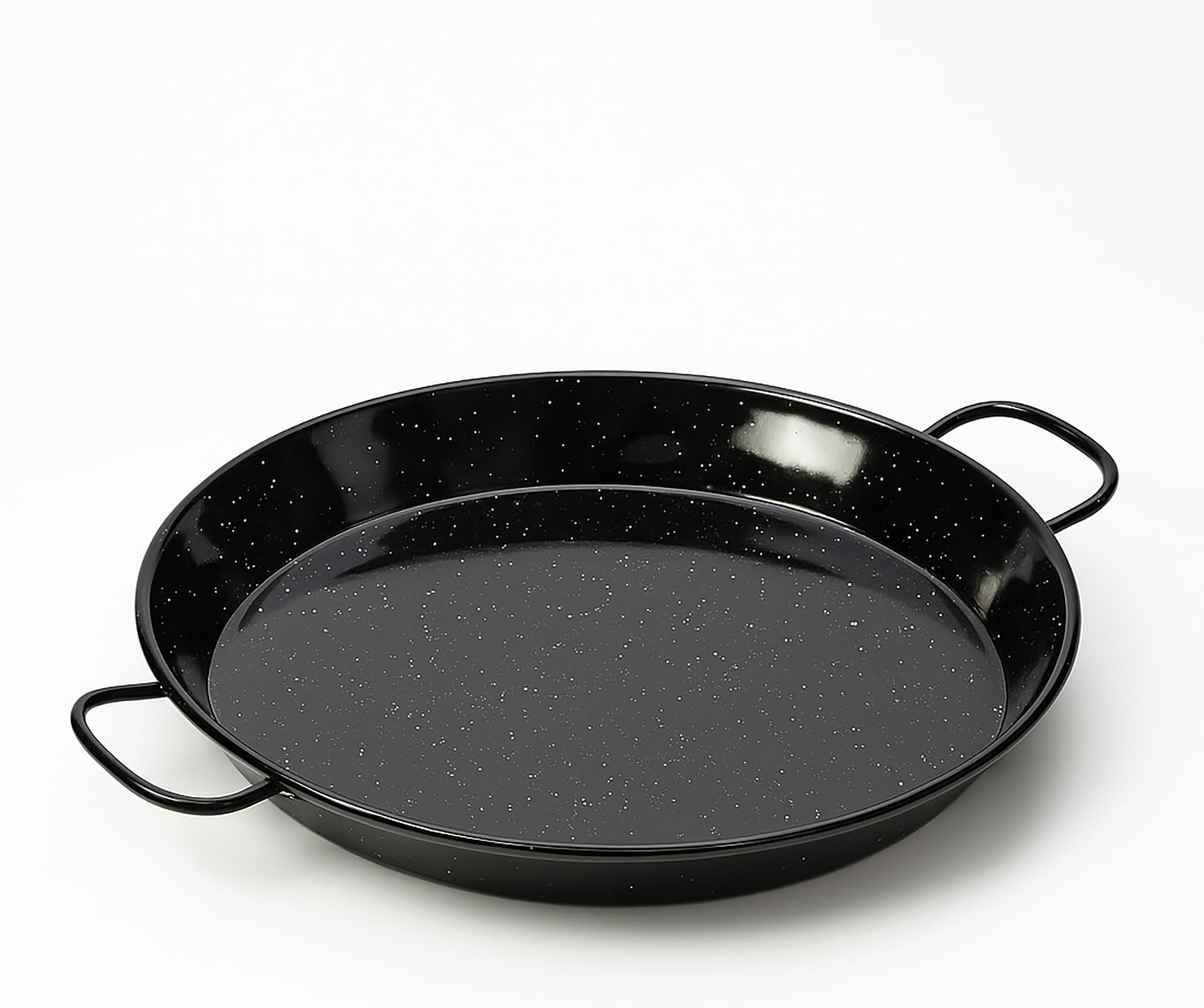 Menax - Paella Pan Mini - Enamelled Vitrified Steel Non Stick - Set 6 ...