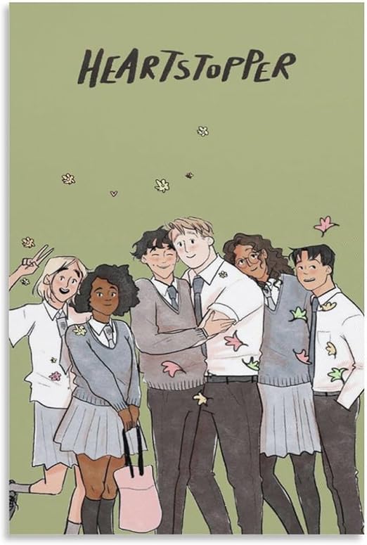 Amazon.com: Heartstopper Season 2 TV Posters (7) Canvas Wall Art Prints ...