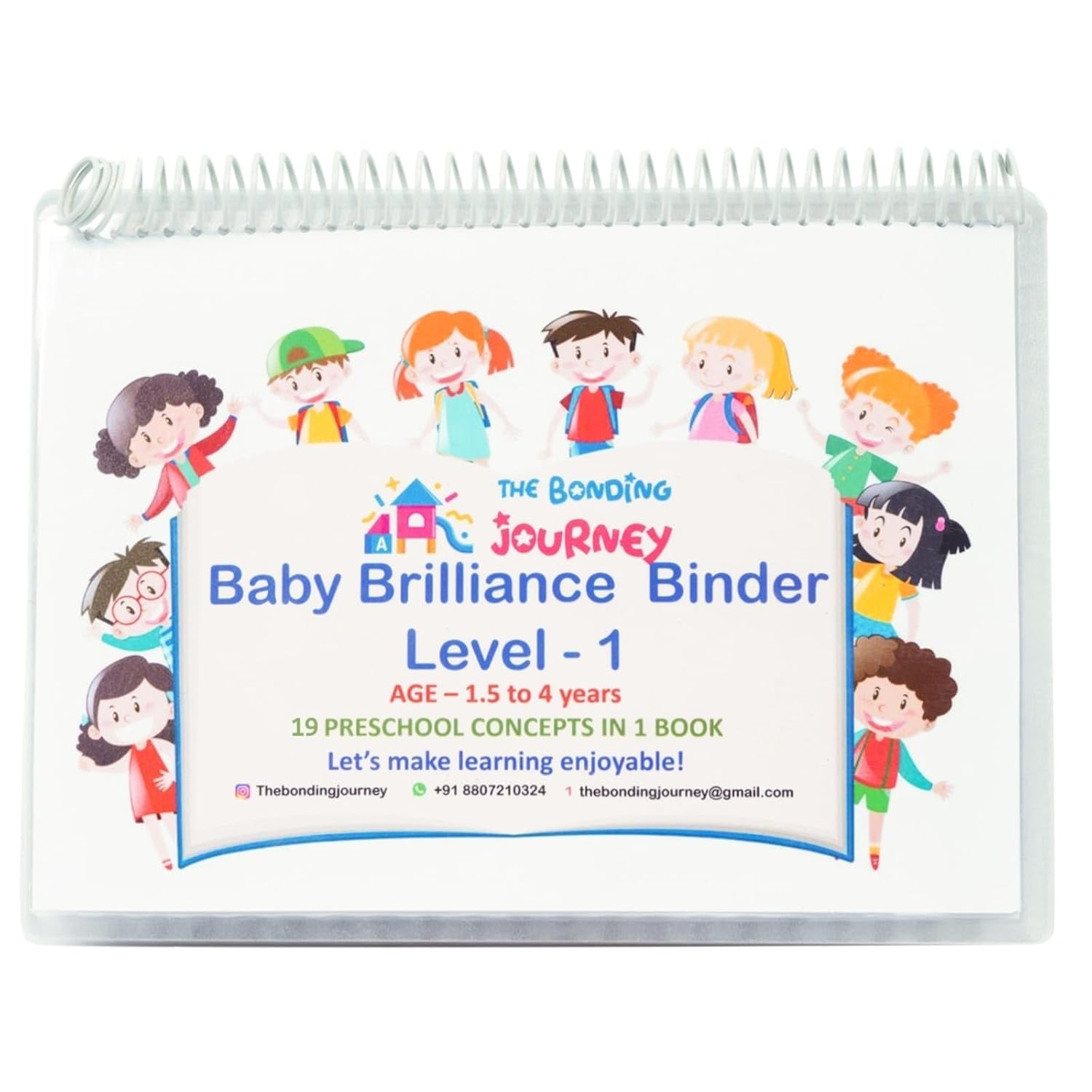 Buy BABY BRILLIANCE BINDER LEVEL 1 Montessori Busy Book Binder for ...