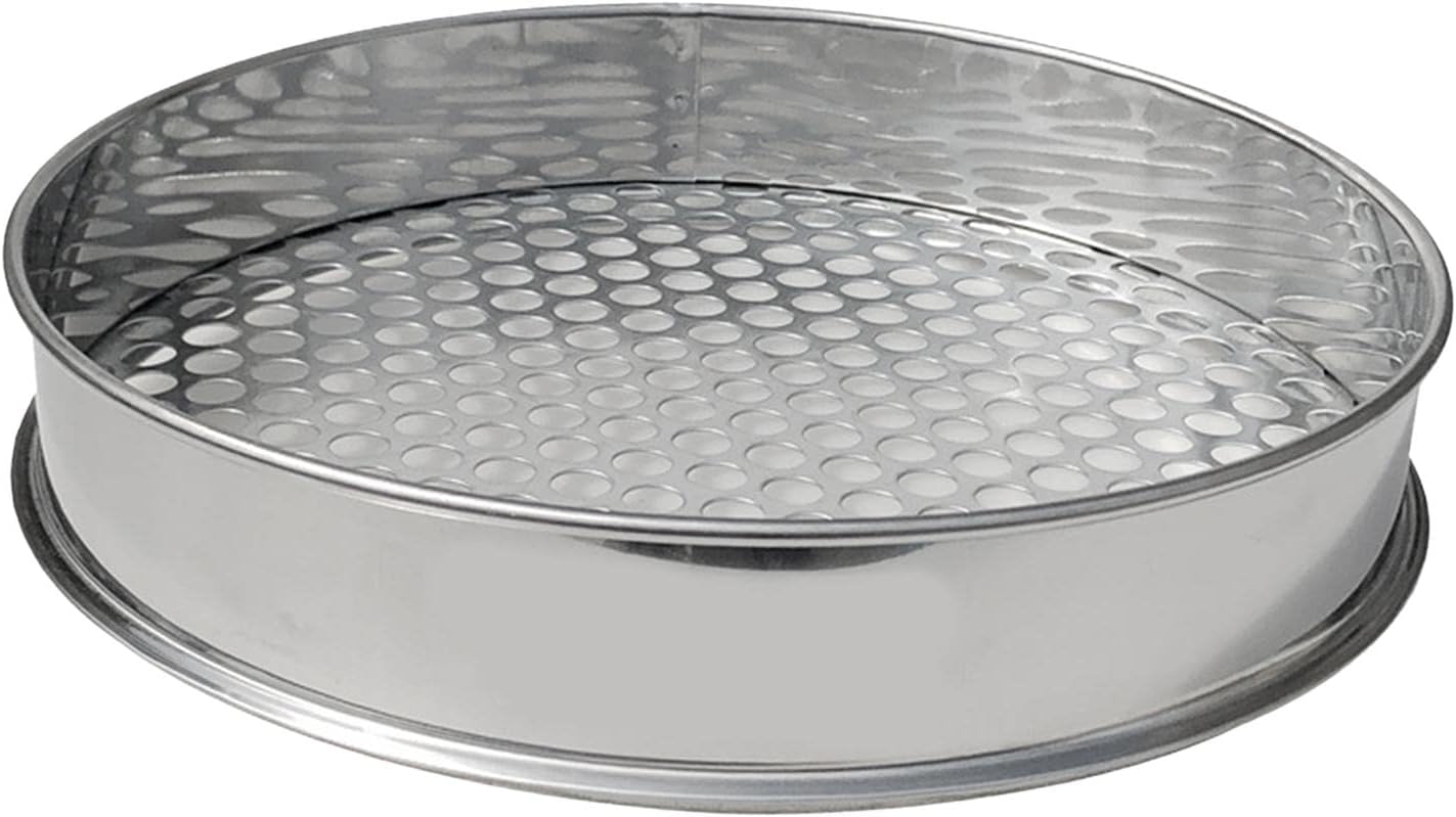 Garden Riddle Sieve Food Bean Sifter Round Hole Mesh, 15mm : Amazon.co ...