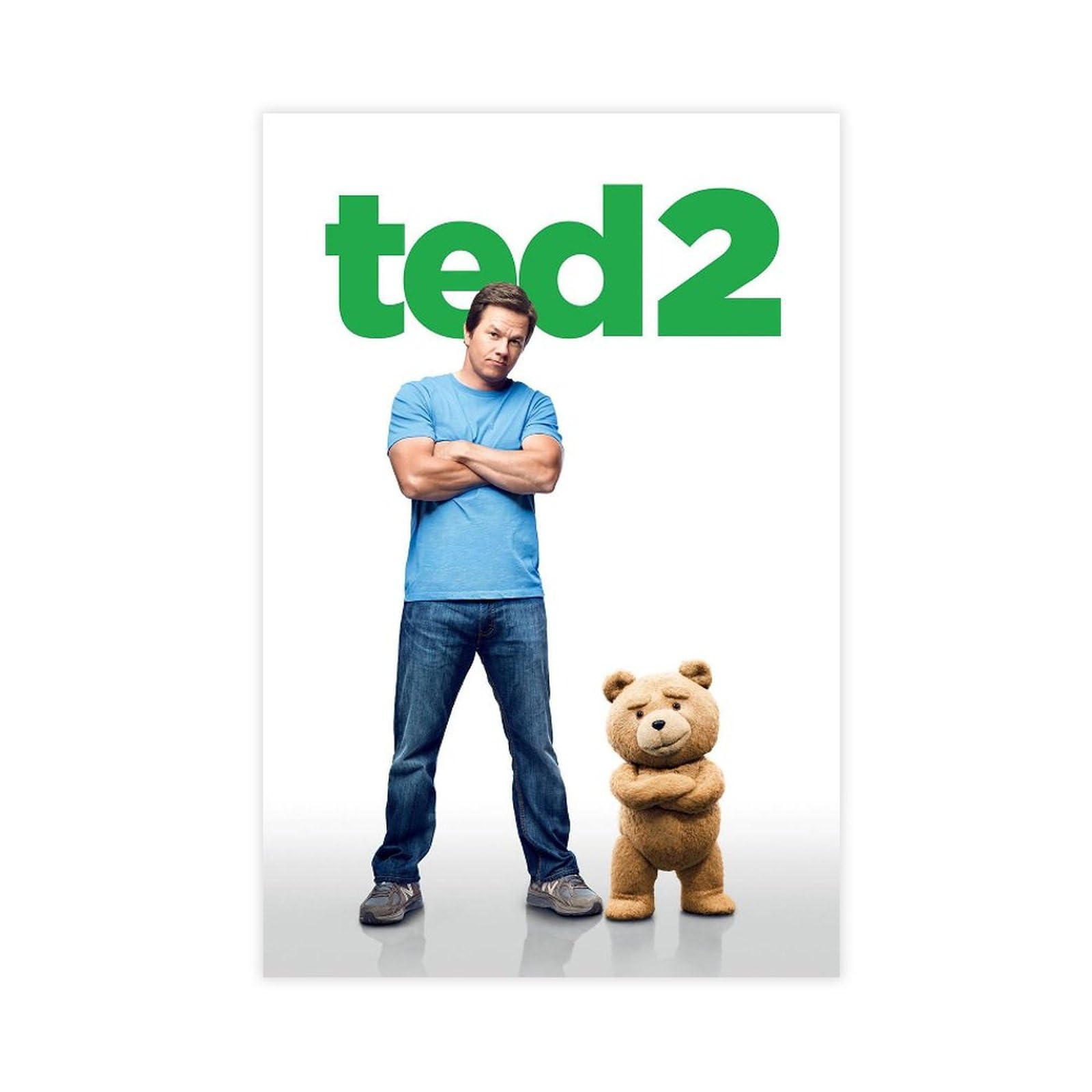 Ted 2 Filmplakat Ted Filmposter Teddybeerprint Zwart Witte