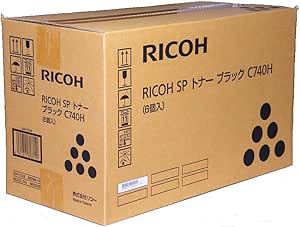 Amazon.co.jp: リコー RICOH SP トナー ブラック C740H （6個入）純正品 SP C740 , C750 , C751 600584 4961311898150 ...