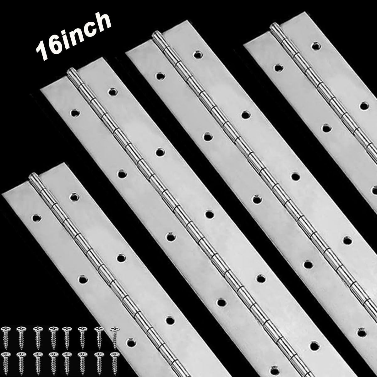 Amazon.com: LOSYHU 4 Pack Piano Hinge 16 Inch Heavy Duty Continuous ...