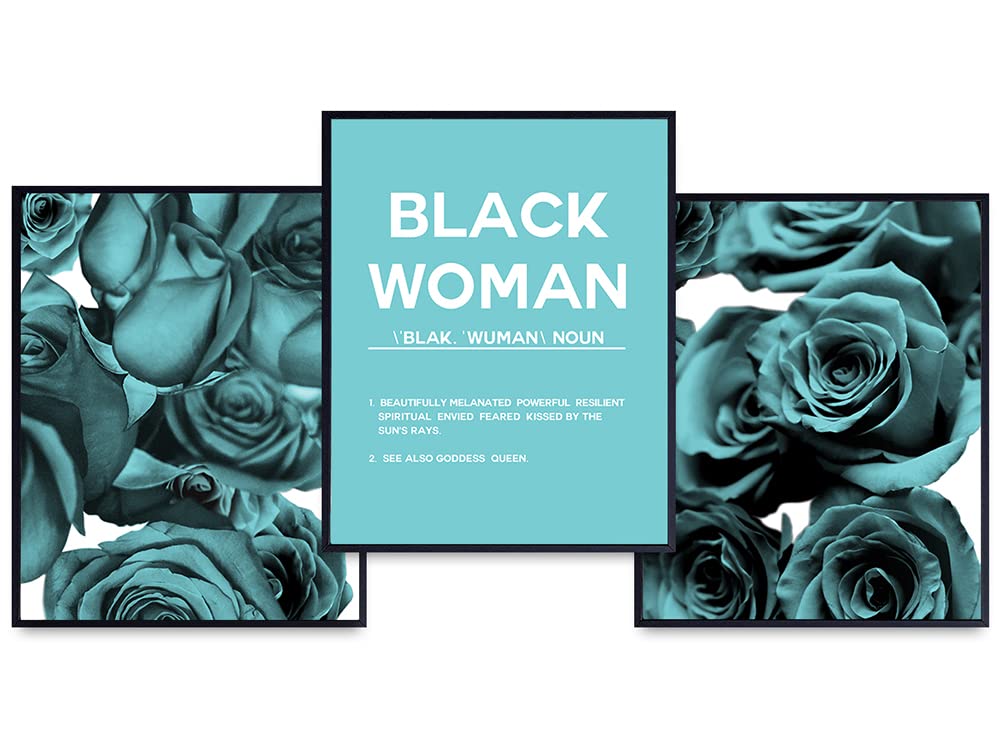 Amazon.com: Black Woman Wall Decor - African American Wall Art - Black ...