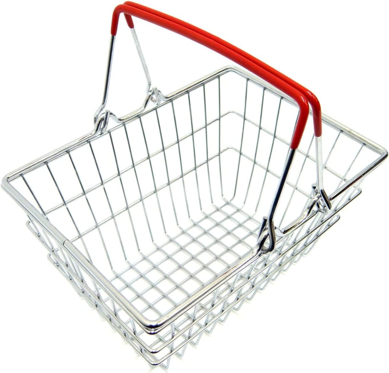 ATRADEX Mini Shopping Basket with Handles - Portable Hand Storage ...