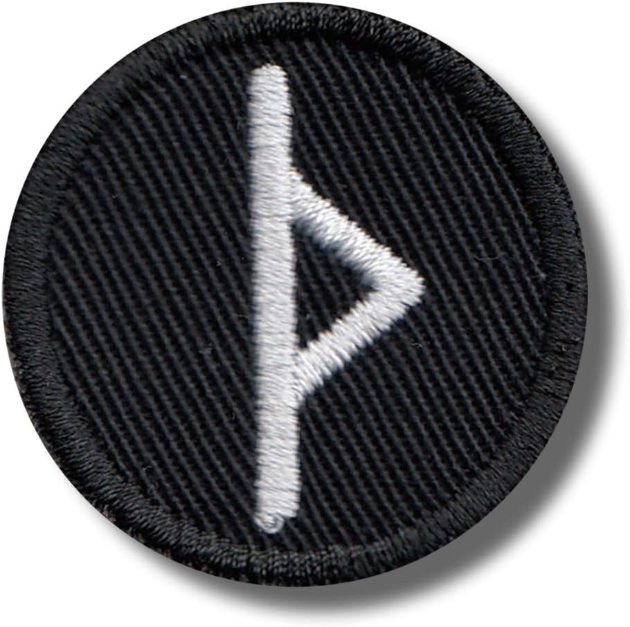 Thurisaz rune - Bestickter Aufnäher, patch 4 X 4 cm : Amazon.de: Auto ...