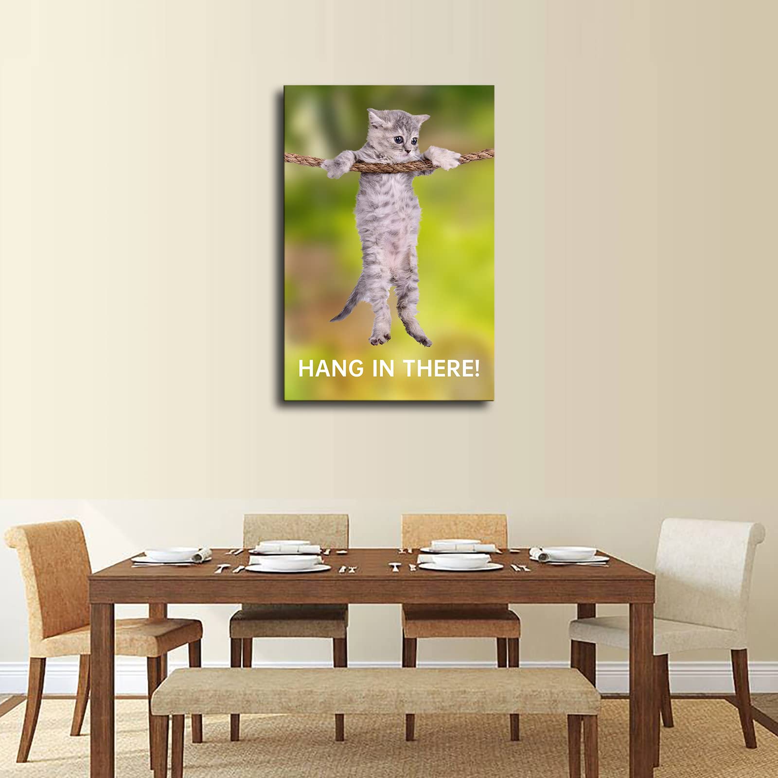 Hang In There Cat Poster 70s