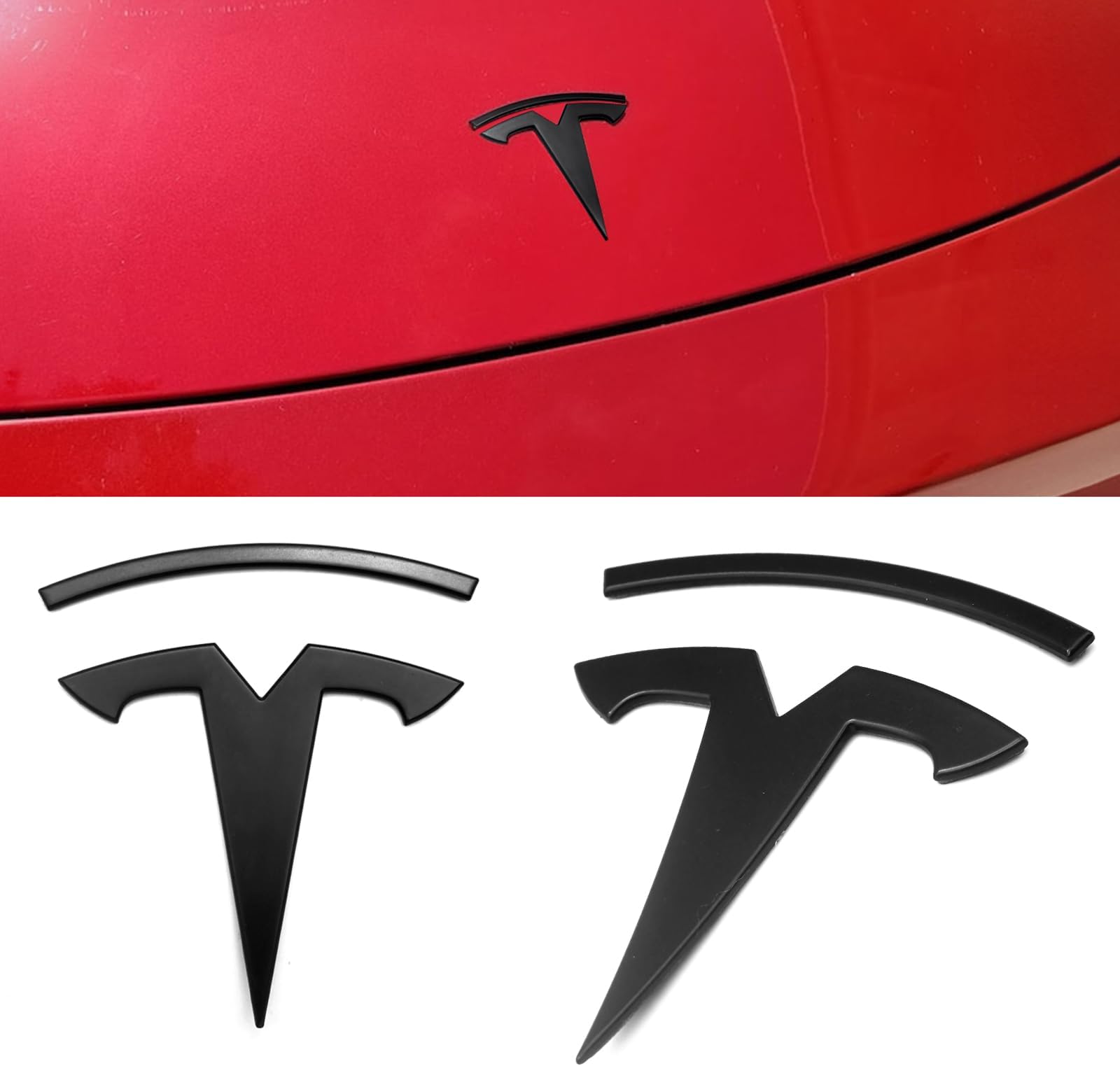 Amazon.com: Yooyatt 3D Metal Tesla Model 3 Emblem Badge - Tesla Rear ...